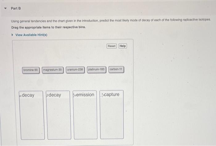 Solved Using general tendencies and the chart given in the | Chegg.com