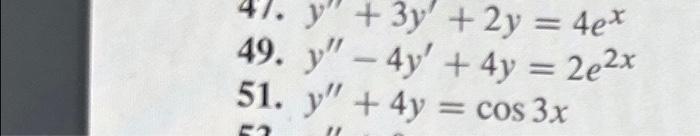 Solved In Problems 1 through 20, find a particular solution | Chegg.com