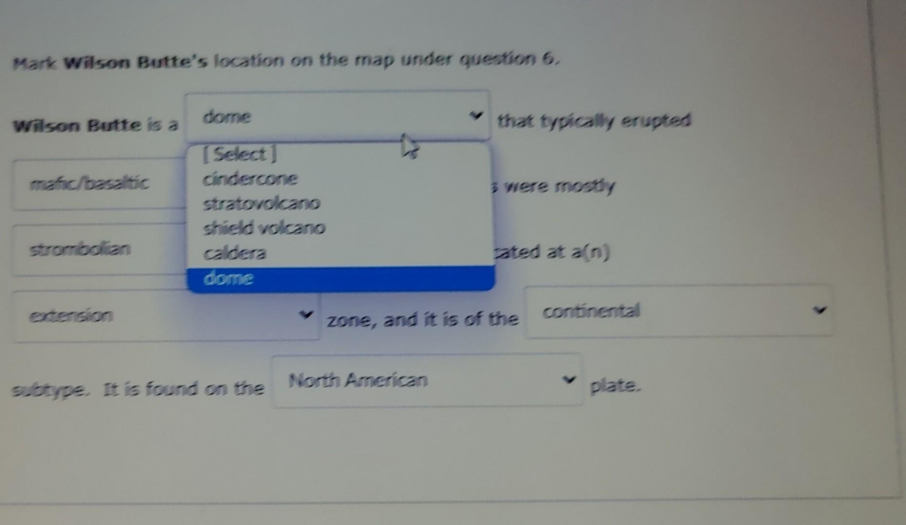 Solved Consider Wilson Butte, located in the Inyo Craters | Chegg.com