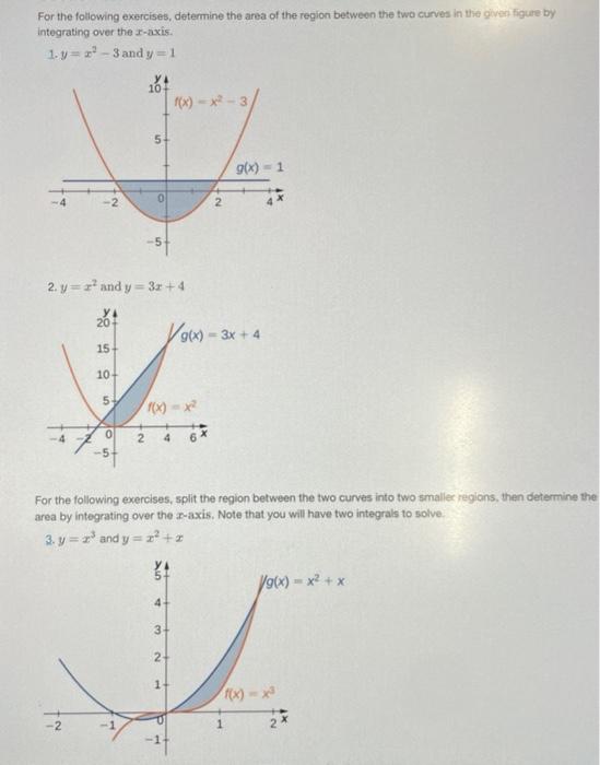 Solved For the following exercises, determine the area of | Chegg.com