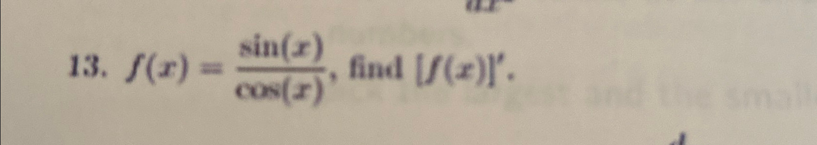 Solved f(x)=sin(x)cos(x), ﻿find [f(x)]'. | Chegg.com