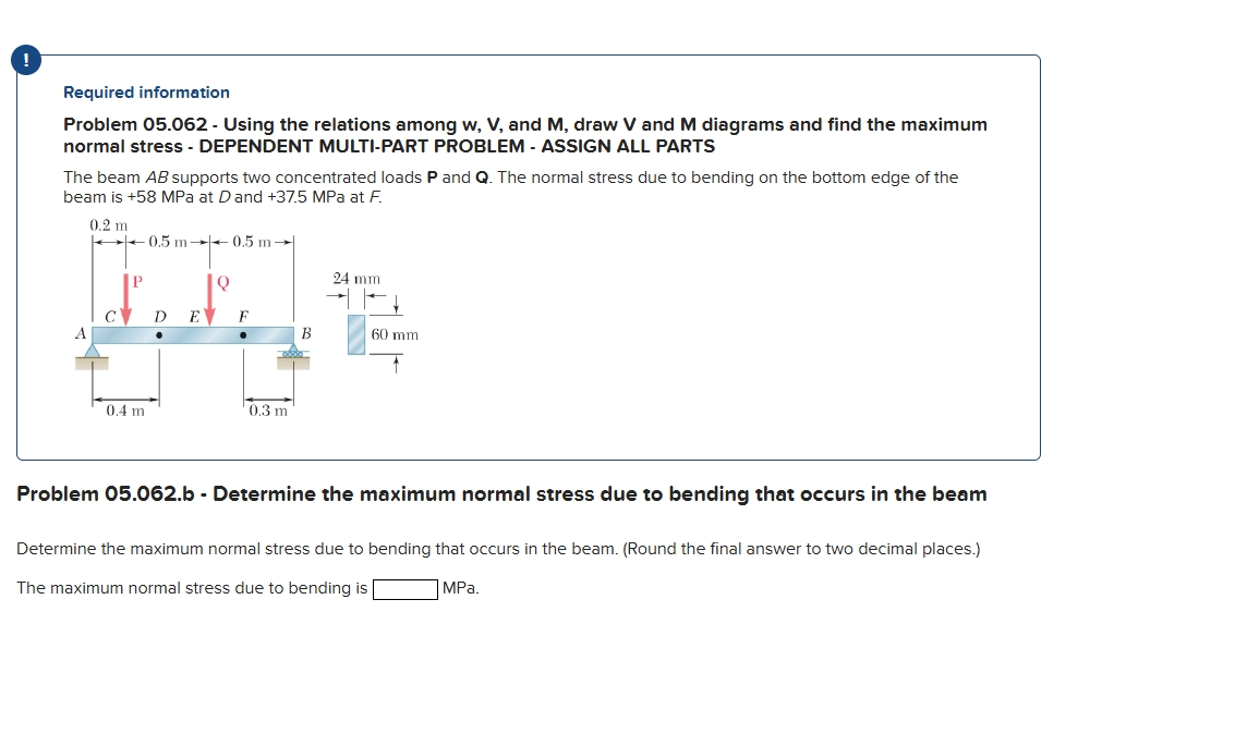 Solved Required informationProblem 05.062 - ﻿Using the | Chegg.com