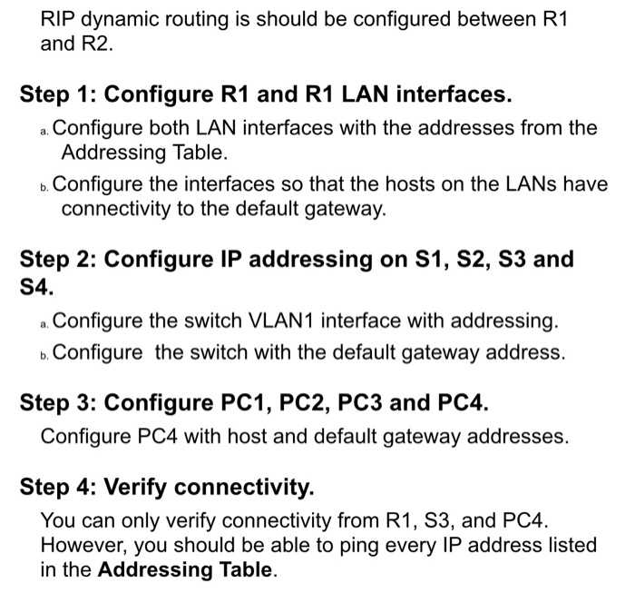 Solved would show me how to configured this step by step? | Chegg.com