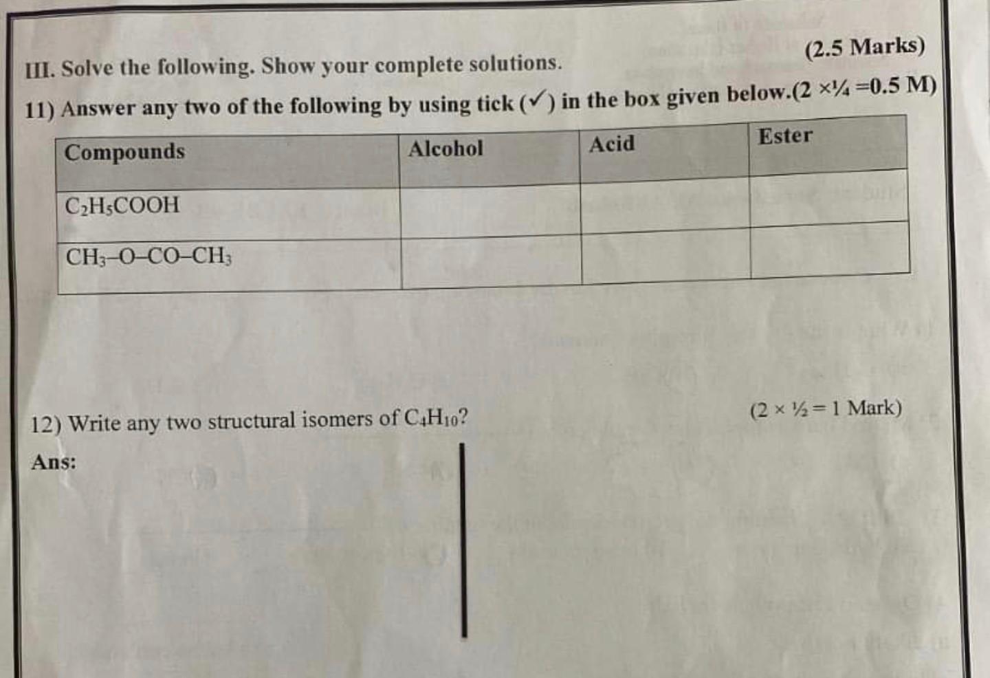 Solved III. Solve the following. Show your complete | Chegg.com Solved III. Solve the following. Show your complete | Chegg.com
