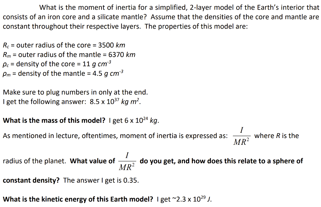 Solved What is the moment of inertia for a simplified, | Chegg.com