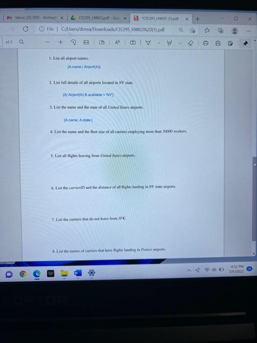 Solved Minbox (2039) dorinox C$395 HWOpdf-Go X IS195 HW03 | Chegg.com