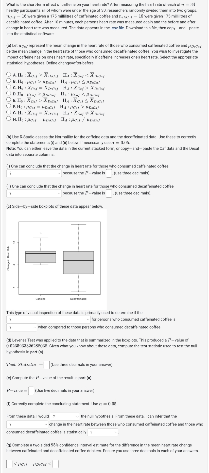 Solved What is the short-term effect of caffeine on your | Chegg.com