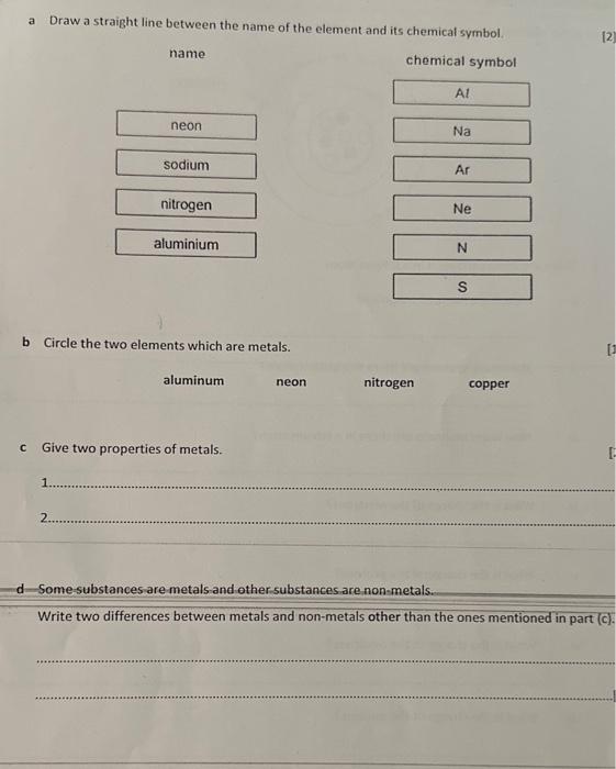 Solved a Draw a straight line between the name of the | Chegg.com