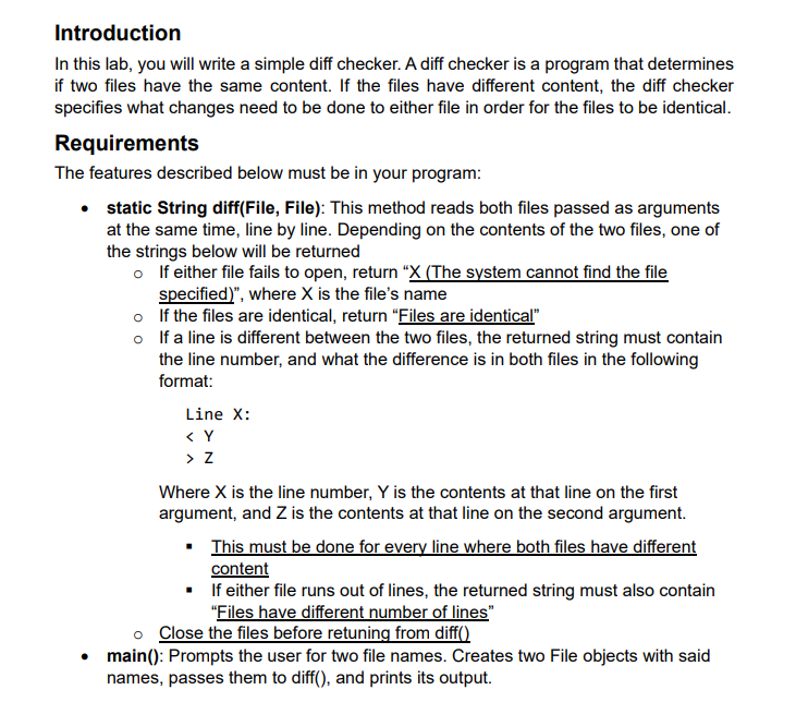 Solved Introduction In this lab, you will write a simple | Chegg.com