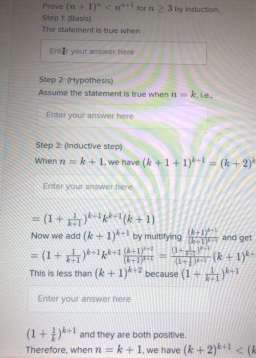 Solved Prove (n + 1)" | Chegg.com