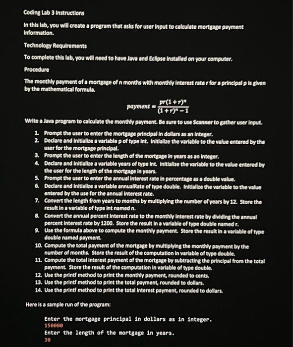 Solved Coding Lab 3 instructions In this lab, you will | Chegg.com