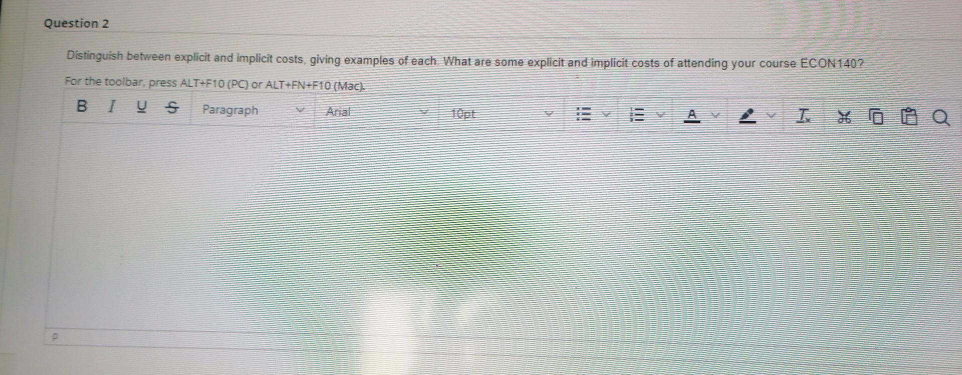 Solved Question 2 Distinguish between explicit and implicit | Chegg.com
