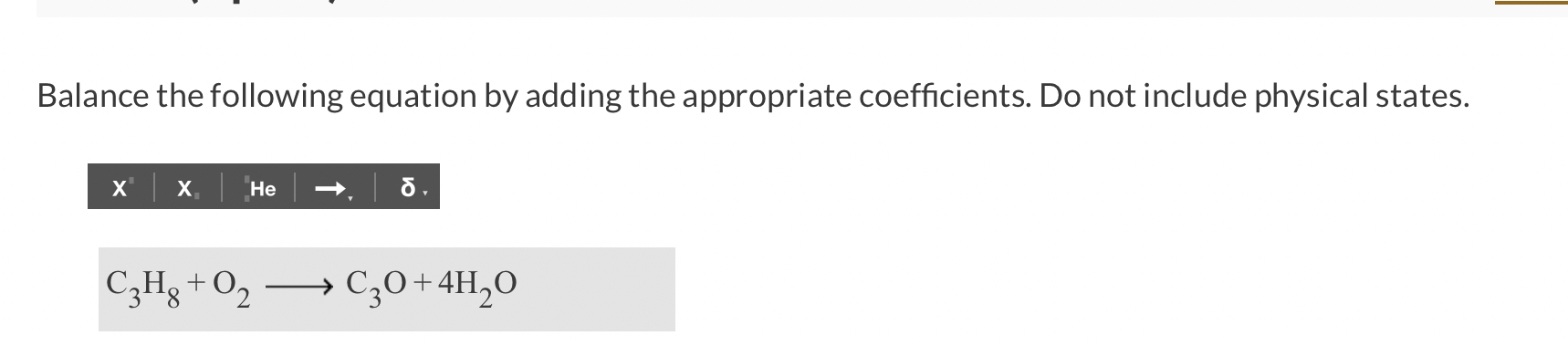 Balance the following equation by adding the | Chegg.com