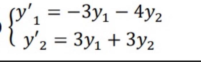 Solved Find the eigenvalues of the coefficient matrices of | Chegg.com