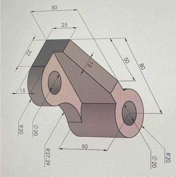Solved how do I make this on solidworks | Chegg.com