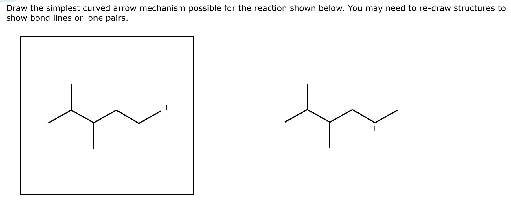 Solved Draw the simplest curved arrow mechanism possible for | Chegg.com