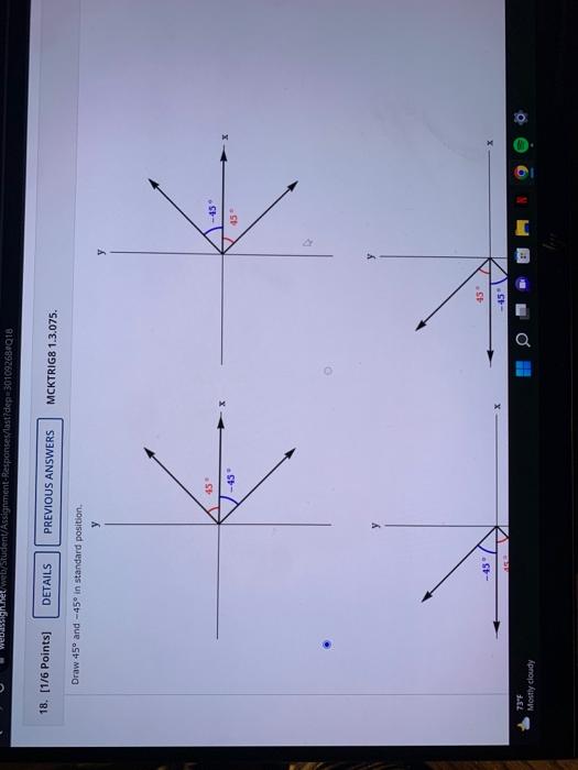Solved Indicate the two quadrants θ could terminate in given | Chegg.com