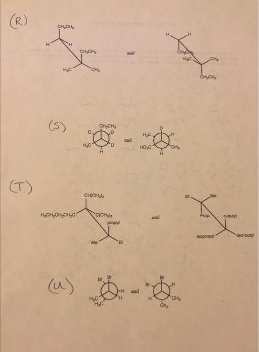 Solved Consider the following pairs of structures. Designate | Chegg.com