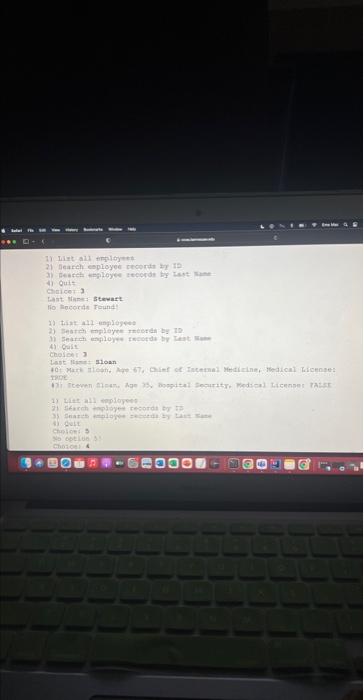 Solved Assignment 5A: Hospital Directory. You've been asked | Chegg.com