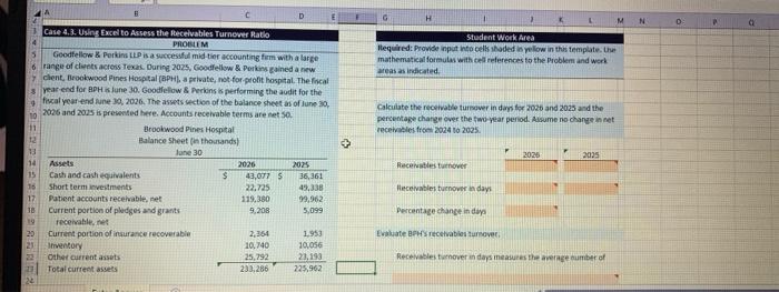 Solved required: provide input into cells shaded in yellow | Chegg.com
