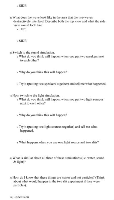 Solved Wave Interference Virtual Lab Name Date Learning | Chegg.com