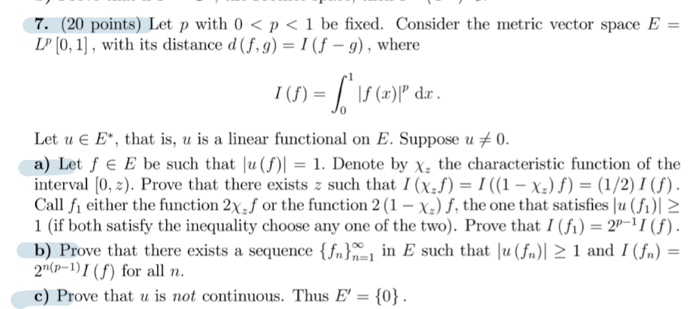 Solved (20 ﻿points) ﻿Let p ﻿with | Chegg.com
