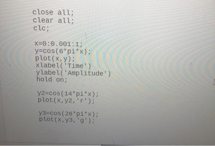 Solved close all; clear all; clc; X=0:0.001:1; | Chegg.com