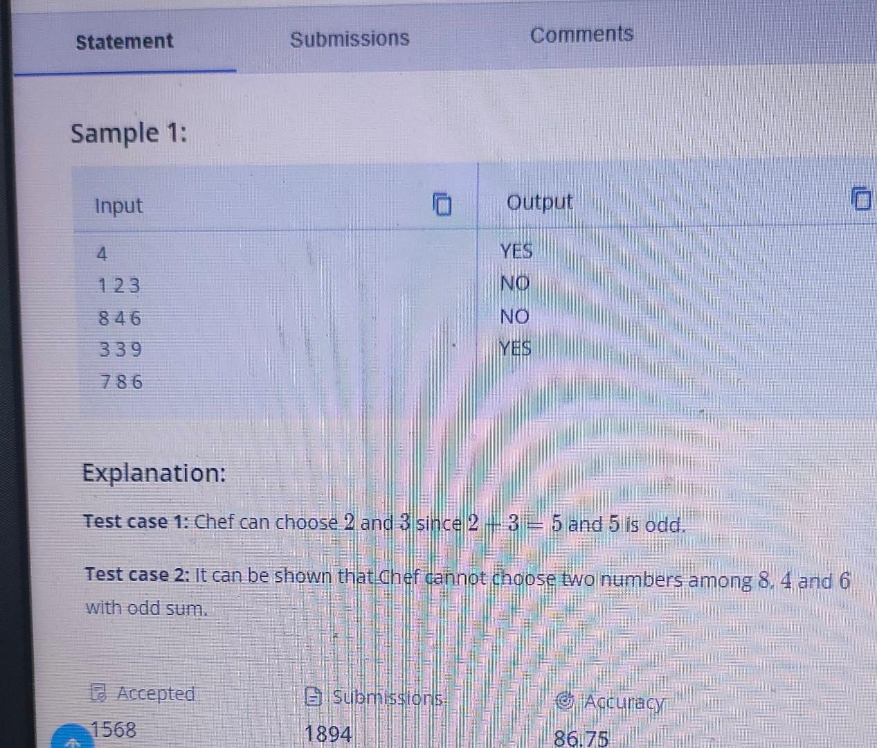 Solved Chef has 3 numbers A,B and C. Chef wonders if it is | Chegg.com