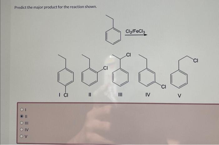 Solved Predict The Major Product For The Reaction Shown I 8935