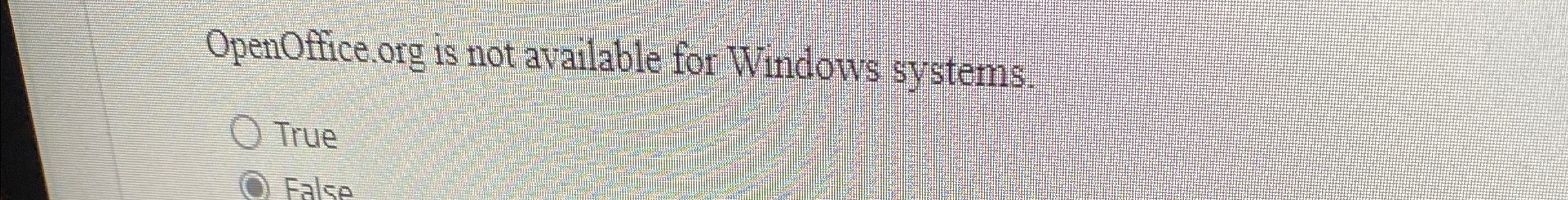 Solved OpenOffice.org is not available for Windows systems. | Chegg.com