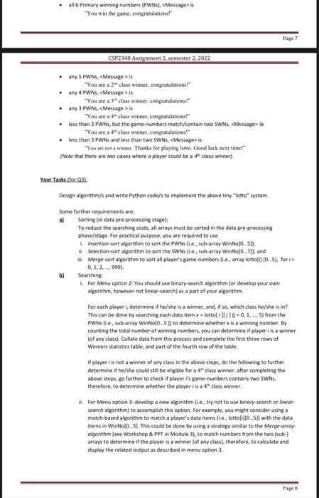 Q3: Array-based Anplication Programming - A tiny | Chegg.com