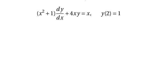 Solved dxdy+(x2x+1)y=e−2x3(x2+y2)dx+x(x2+3y2+6y)dy=0(x2+1)dx | Chegg.com