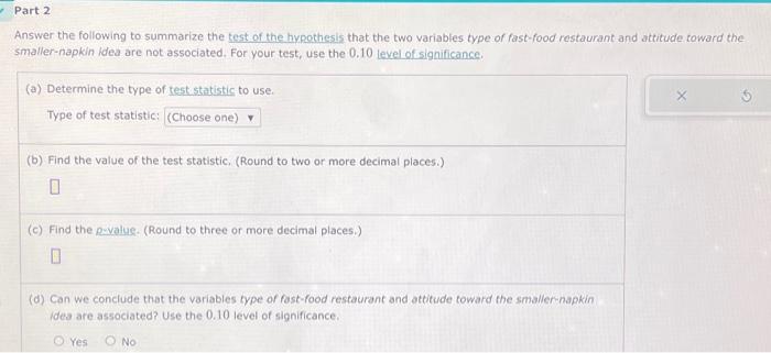 Solved Fast-food restaurants may be able to decrease yearly | Chegg.com