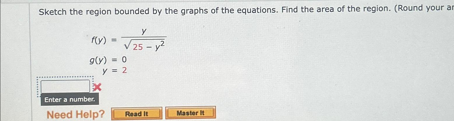 Solved Sketch the region bounded by the graphs of the | Chegg.com