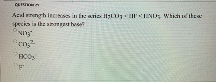 Solved QUESTION 18 An aqueous solution of H3PO4 would | Chegg.com