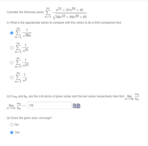 Solved Consider the following series | Chegg.com