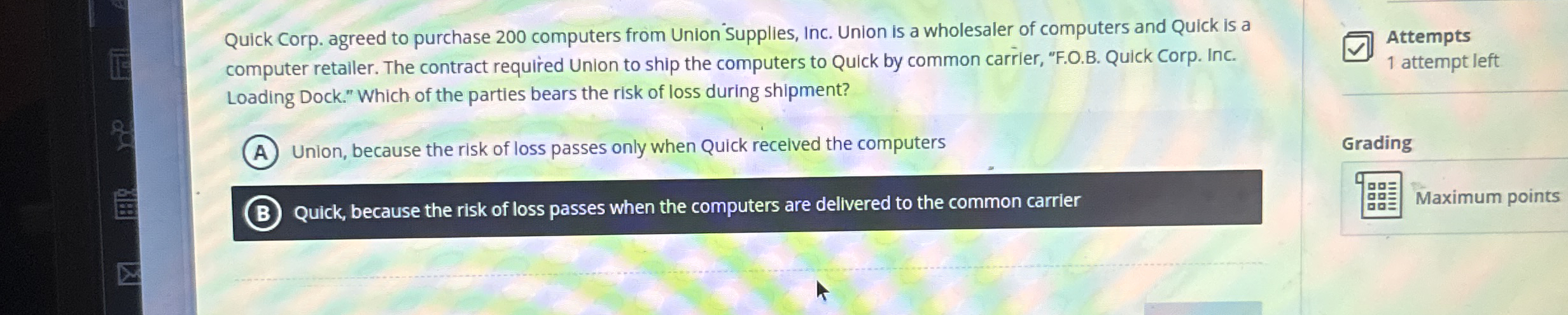 Solved Quick Corp. agreed to purchase 200 ﻿computers from | Chegg.com