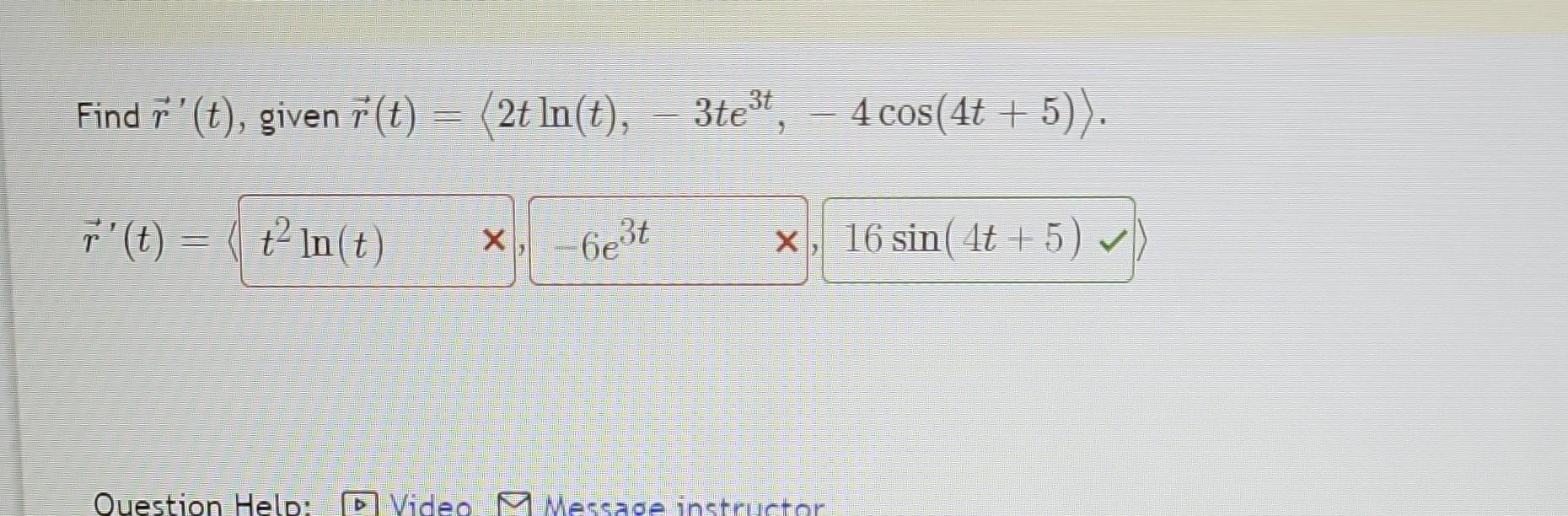 Solved Find r′(t), given r(t)= −2t+2−2,−5t3−56t2,6t2−5−7t | Chegg.com