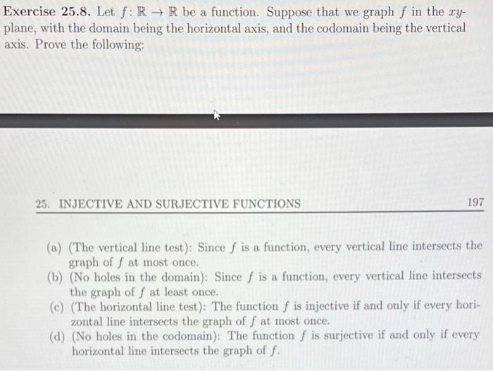 Solved Exercise 25.8. Let f: R+R be a function. Suppose that | Chegg.com