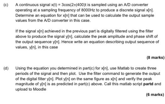Solved Matlab confirmation of results Use the Matlab command | Chegg.com