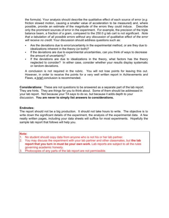 Solved A laboratory report has three main functions: (1) To | Chegg.com