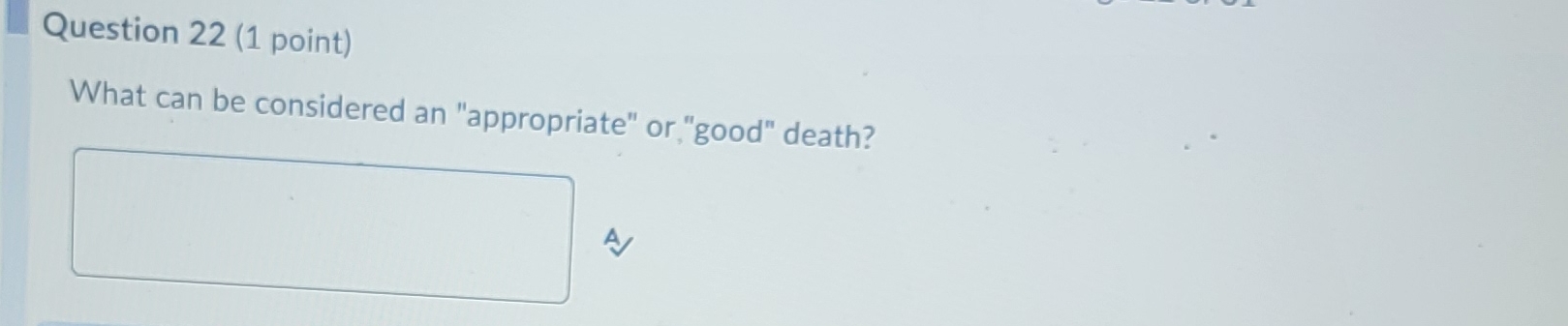 Solved Question 22 (1 ﻿point)What can be considered an | Chegg.com