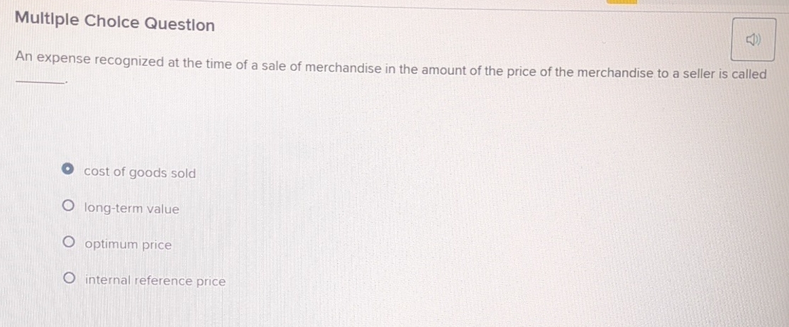 Solved Multiple Choice QuestionAn expense recognized at the | Chegg.com