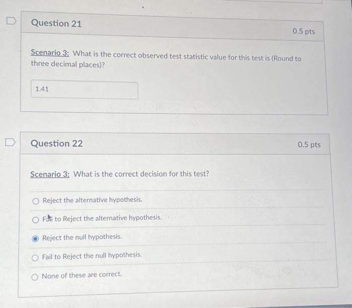 Solved Use following info for next 6 questions. Scenario 3: | Chegg.com