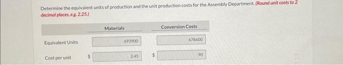 Solved Carla Vista Company has several processing | Chegg.com