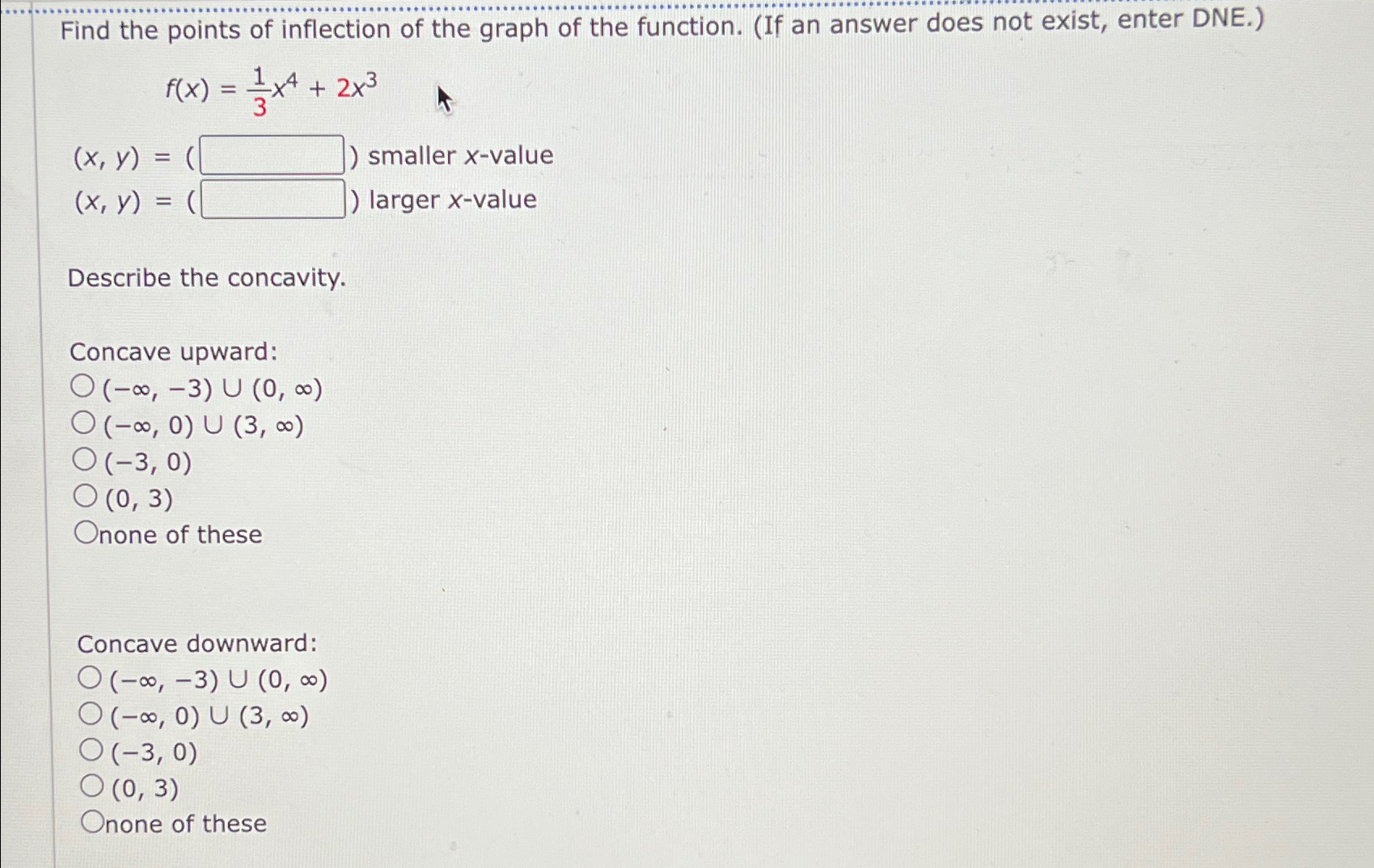 Solved Find the points of inflection of the graph of the | Chegg.com