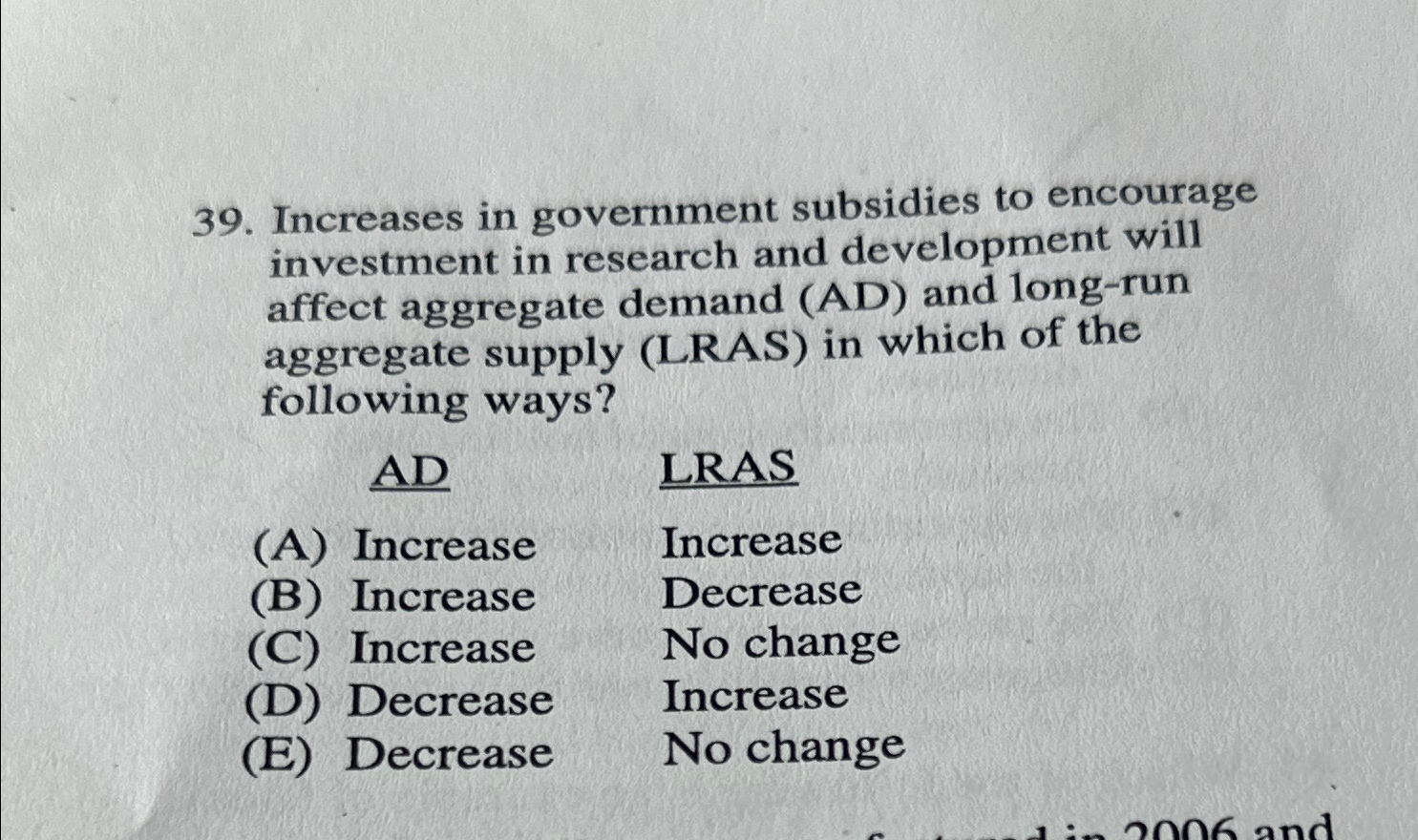 Solved Increases in government subsidies to encourage | Chegg.com