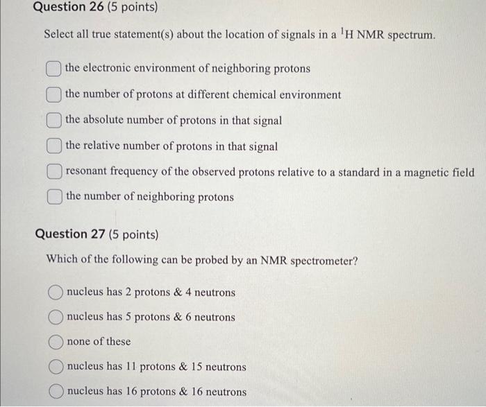 Solved Select all true statement(s) about the location of | Chegg.com