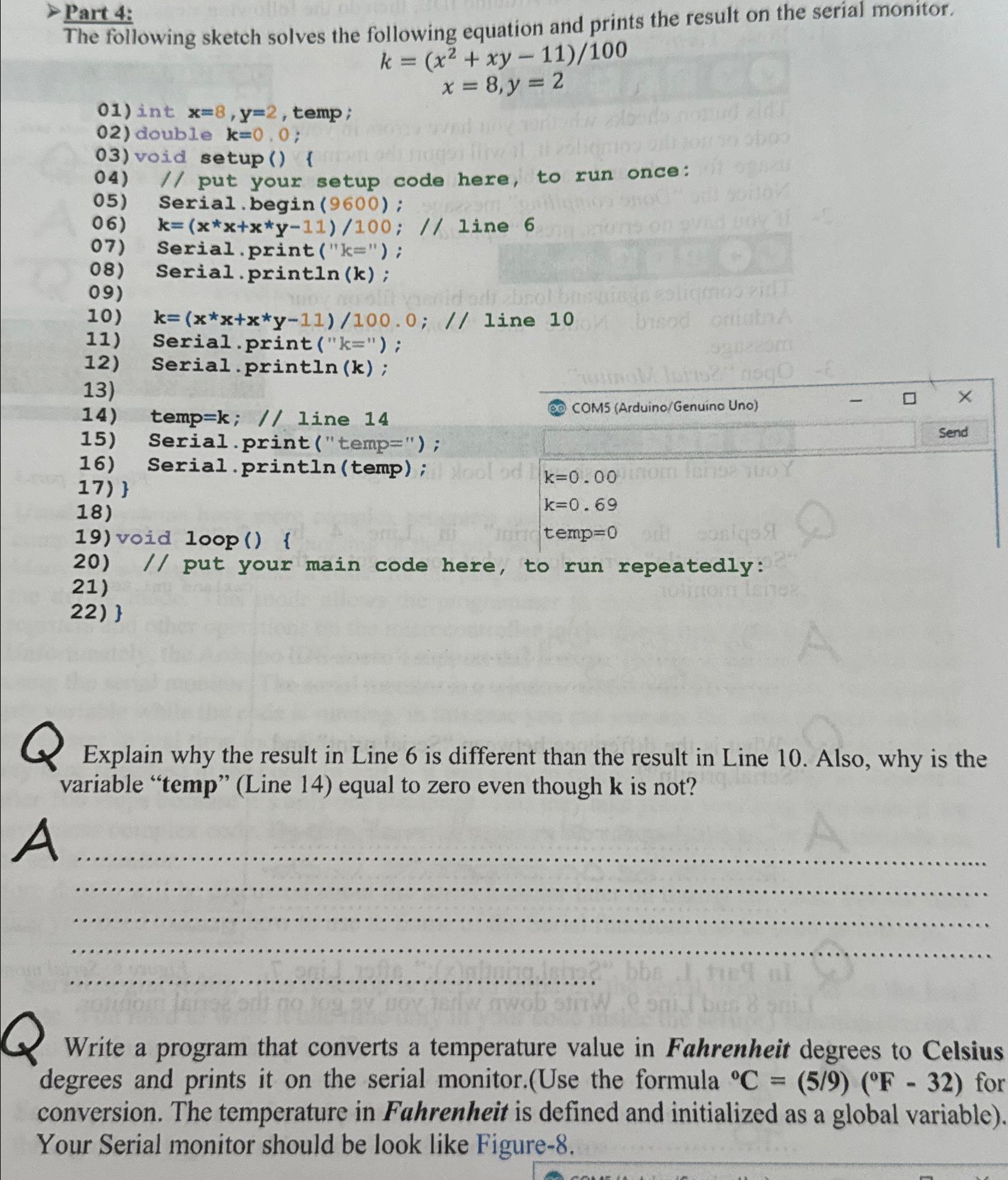 Solved Part 4:The following sketch solves the following | Chegg.com