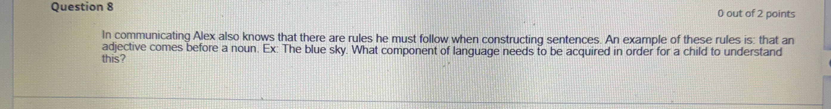 Solved Question 80 ﻿out Of 2 ﻿pointsin Communicating Alex 